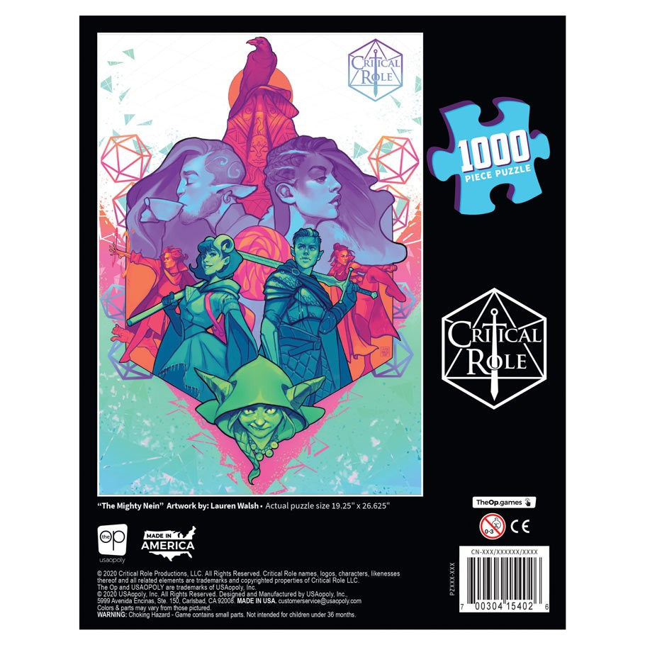 Puzzle: Critical Role - Mighty Nein – Good Luck Have Fun Games